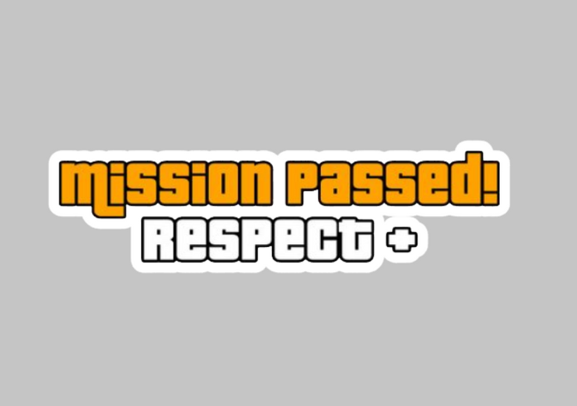 Sticker Mission Passed Respect+ GTA – Depozitul de Stickere